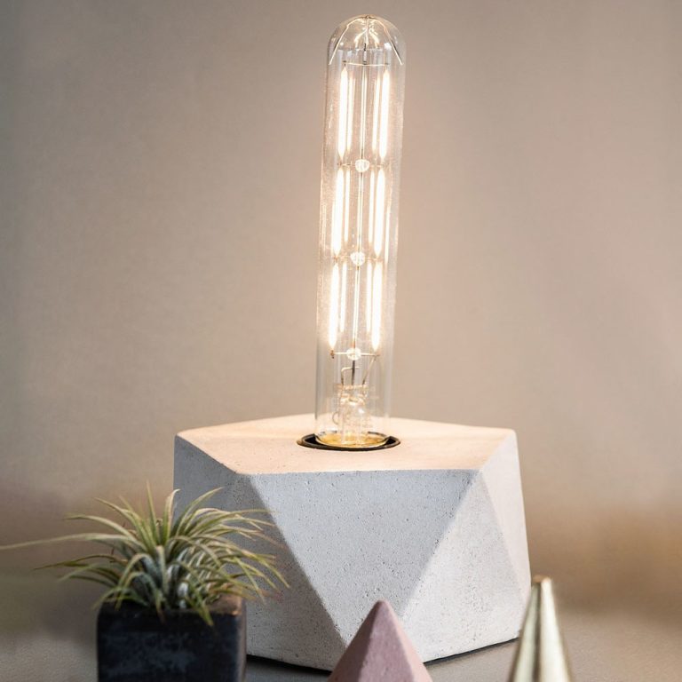 Concrete Lamp Warm - Greenery Concrete Designs
