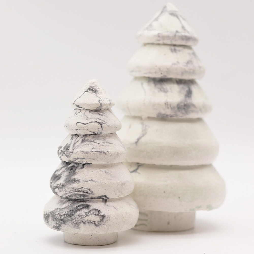 Concrete Tree Snowy - Greenery Concrete Designs